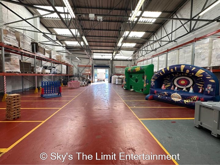 Warehouse fun - Bouncy Castle Hire in Swindon, Wiltshire, Berkshire ...